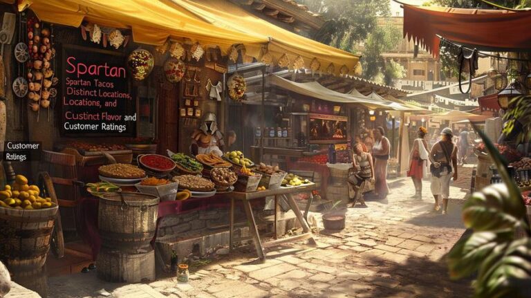 Spartan Tacos: Distinct Flavor, Locations, and Customer Ratings